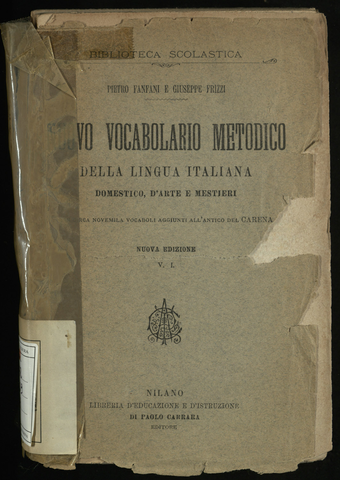 1: Vocabolario domestico - PHAIDRA – Collezioni digitali | Università ...